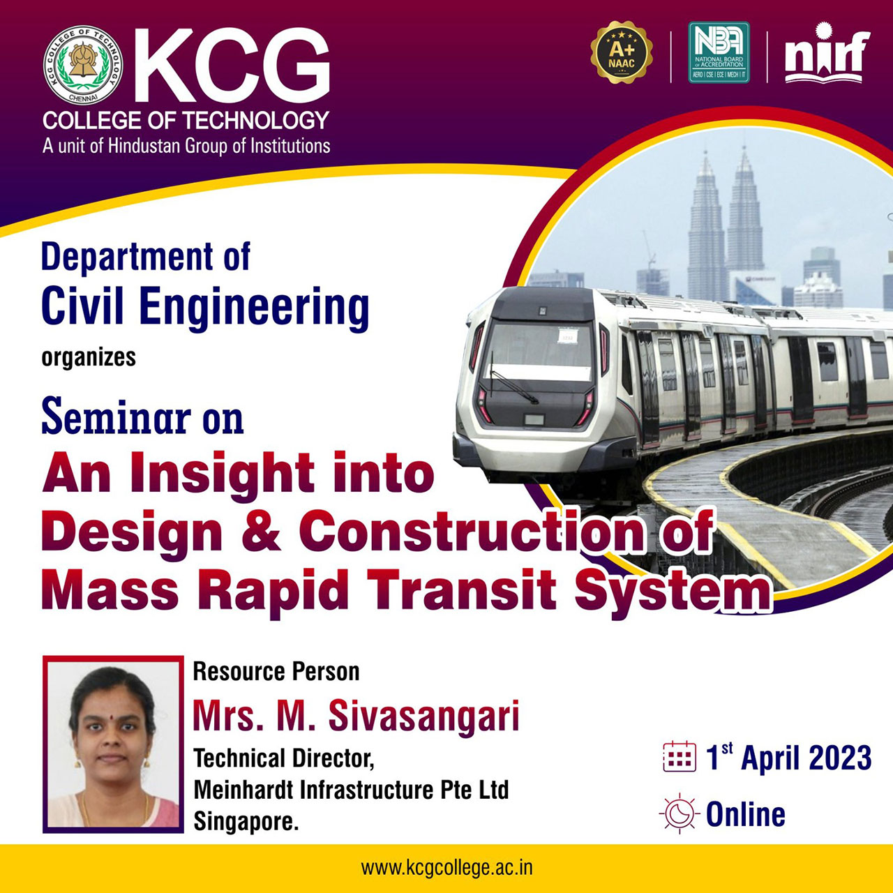 An Insight into Design and Construction of Mass Rapid Transit System ...