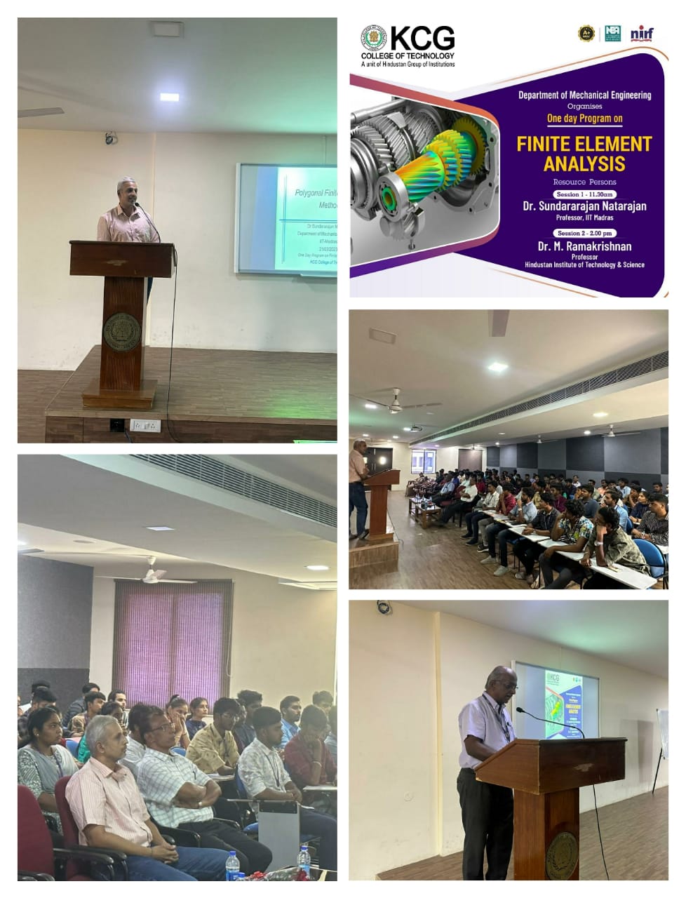 One day Training program on Finite Element Analysis – KCG College of ...