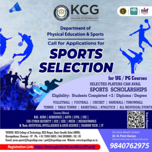 Sports Quota | Top Engineering Colleges in Tamilnadu | Chennai – KCG